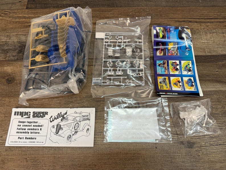 MPC Paddy Wagon Police Willys Panel Van 1/25 Open Box Sealed Parts - Etsy