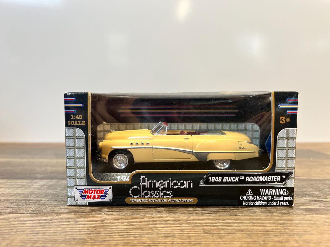 1949 Buick Roadmaster Die-cast – Motor Max 1:43 Scale American Classic ...