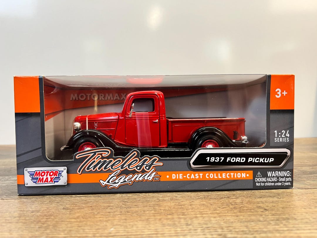 1937 Ford Pickup – Timeless Legends Motor Max 1:24 Scale Die-cast ...
