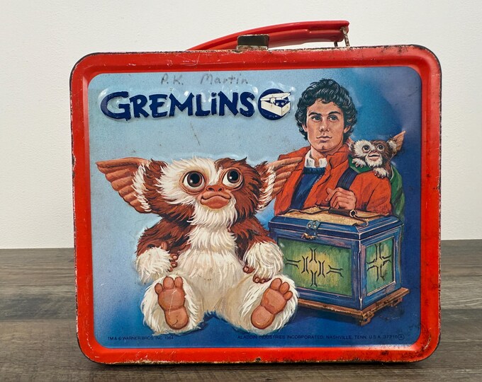 Gremlins Lunch Box 1984 Warner Bros No Thermos Aladdin Industries - Etsy