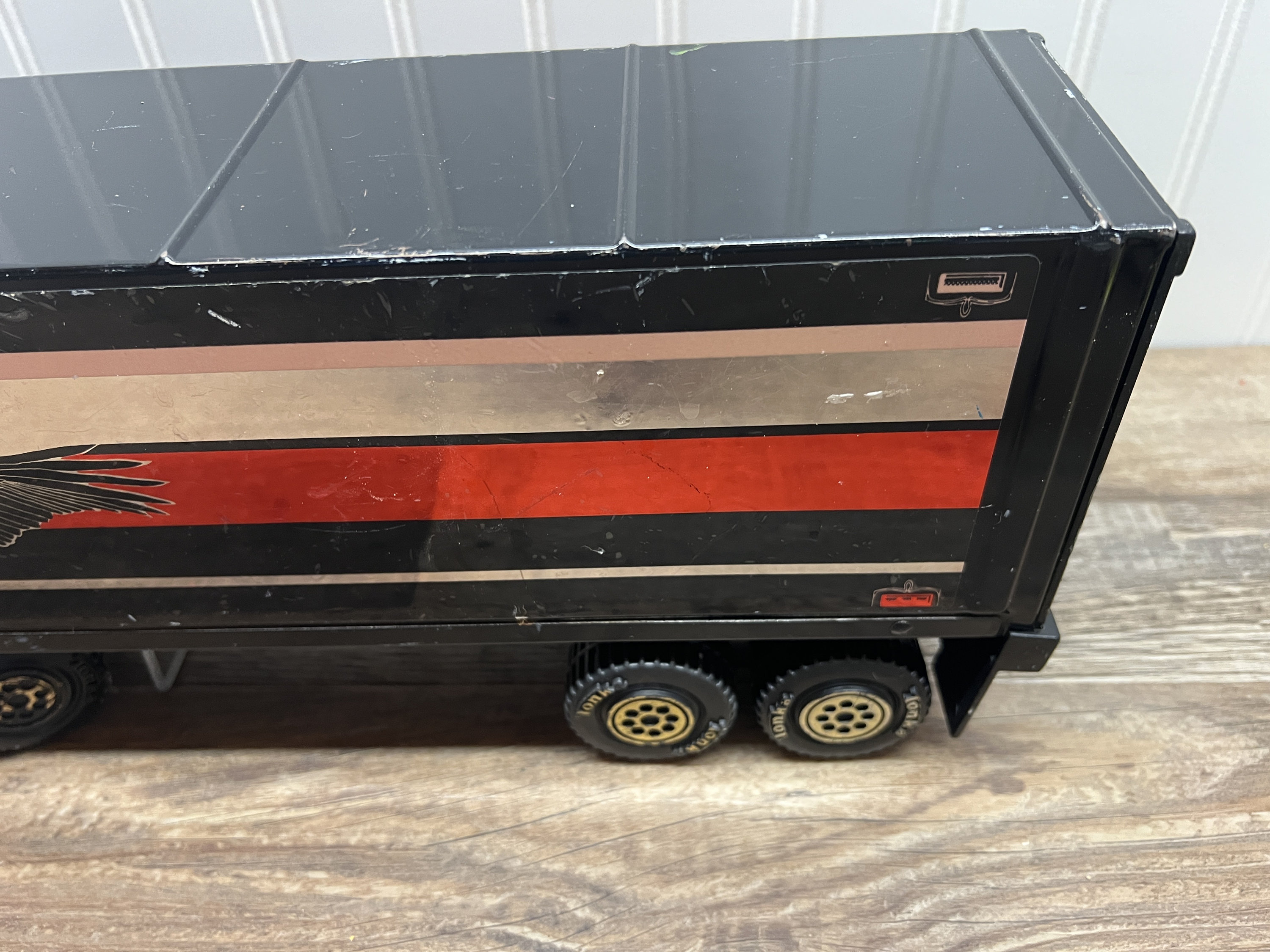 Vintage Tonka Black Hawk 557 Metal Semi Truck With Trailer - Etsy