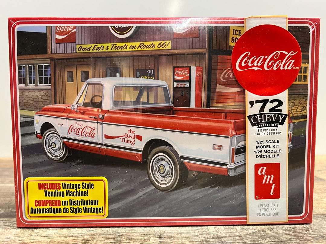 1972 Chevy Fleetside Pickup Truck Model Kit 1/25 Scale AMT With Ready ...