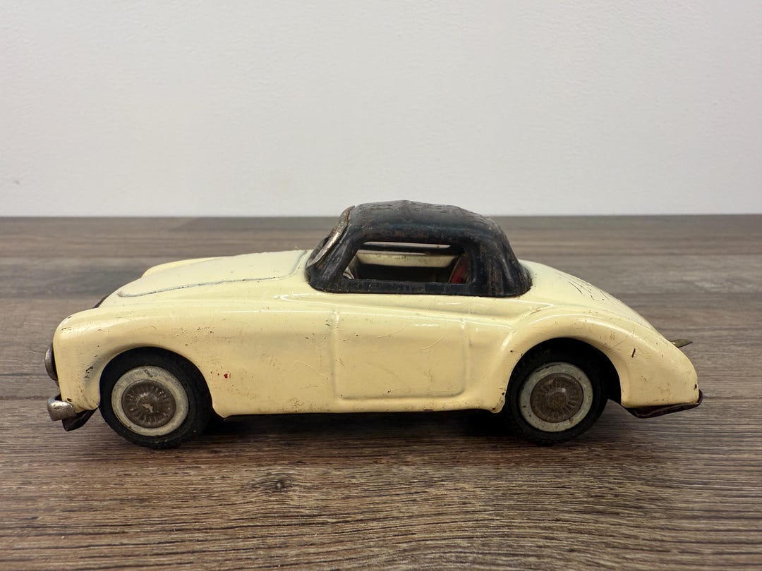 Vintage SSS Japan Tin Toy Car: 1960s MG A Model (friction Not Working ...