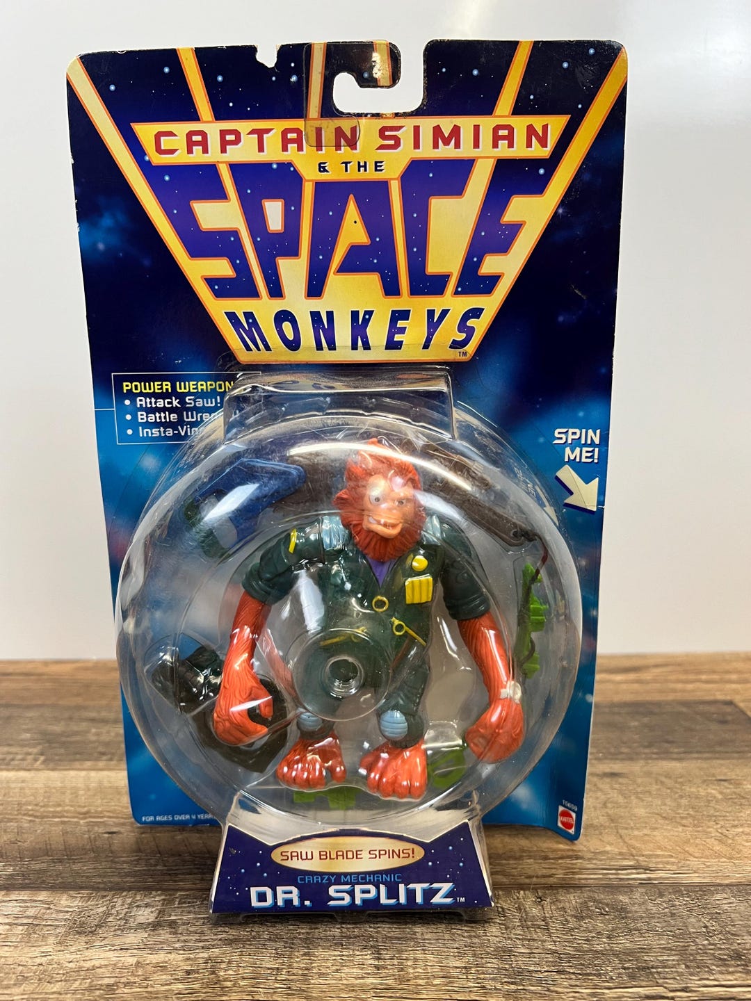 Captain Simian and the Space Monkeys Dr Splitz 1996 Collectible Action ...