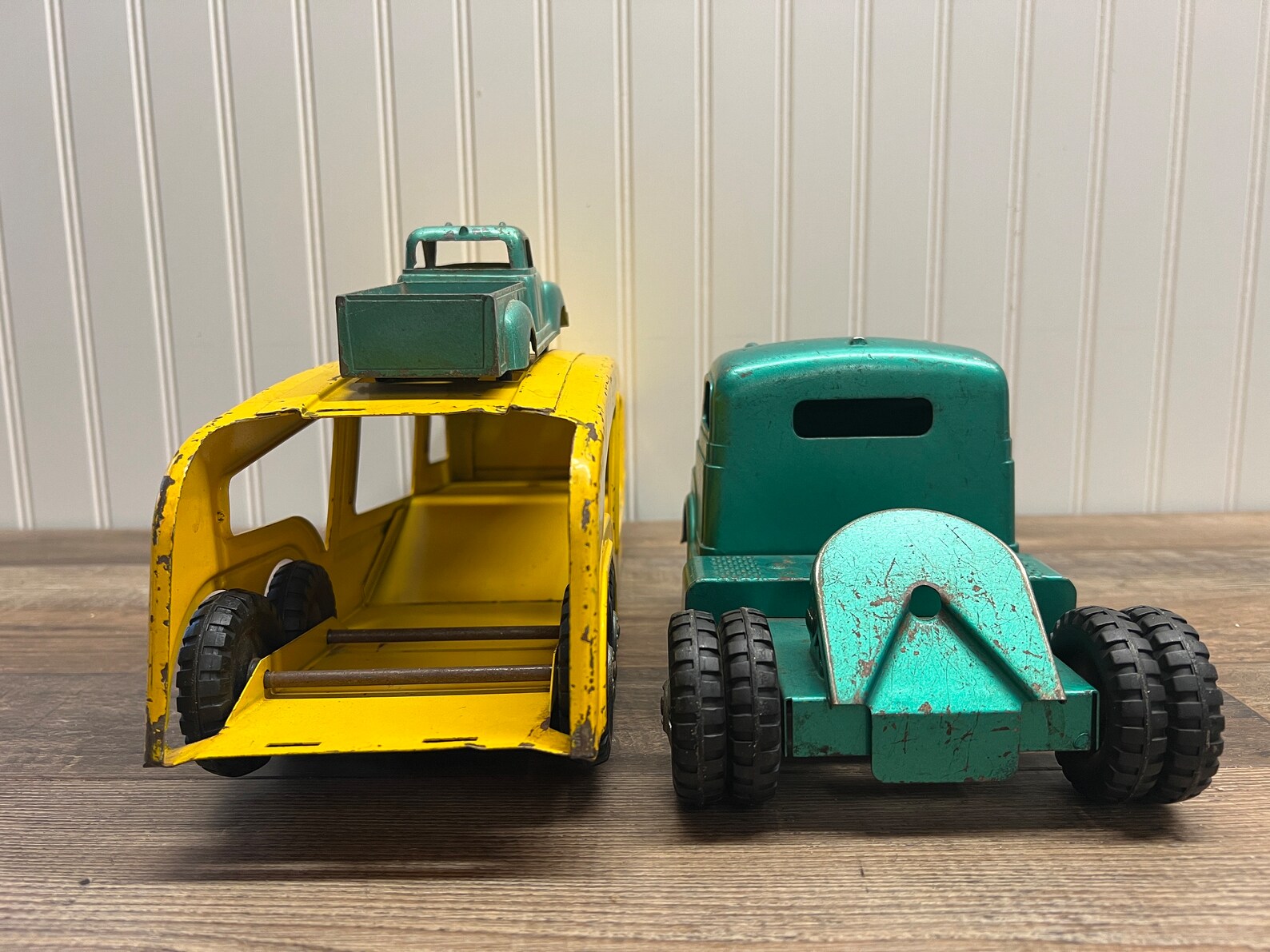 Structo Vintage Truck Auto Transport Car Hauler Truck Car Carrier ...