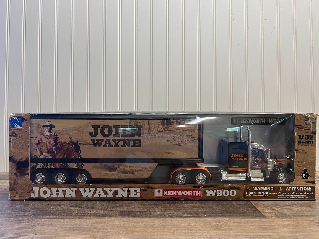 John Wayne Kenworth W900 Newray 1:32 Scale Diecast Semi Truck / Tractor ...
