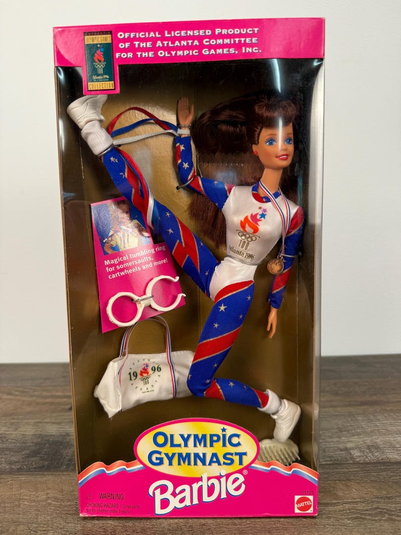 Mattel Olympic Gymnast Barbie Doll 1996 USA Olympics Edition Collector ...
