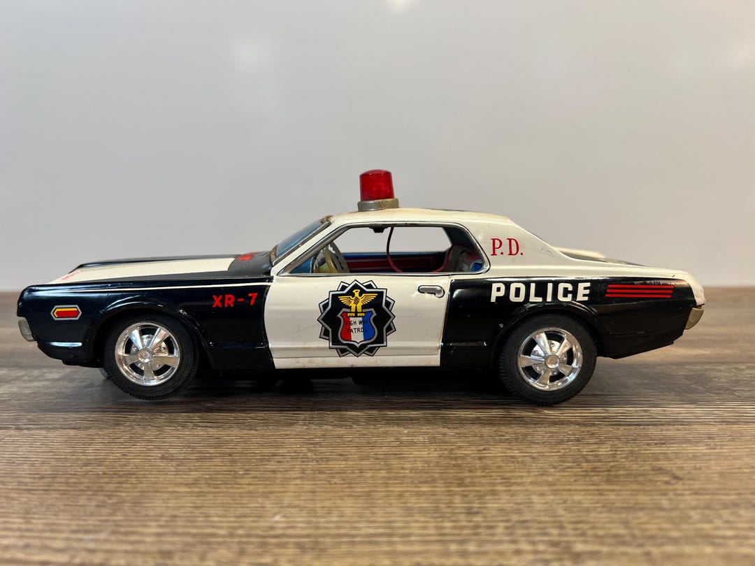 Taiyo Bump N Go - Mercury Cougar XR-7 Police Car Non Working Hard to ...