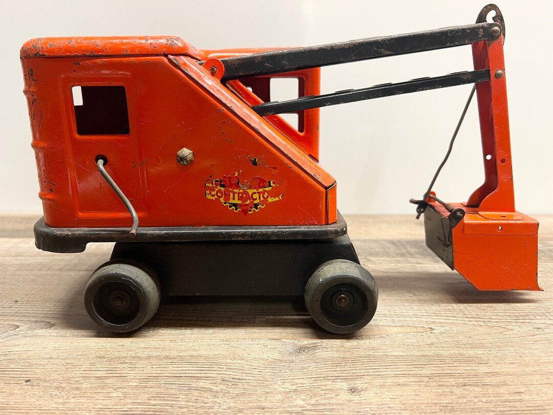 Marx Lumar Contractors Steam Shovel Pressed Steel Vintage Metal Toy ...