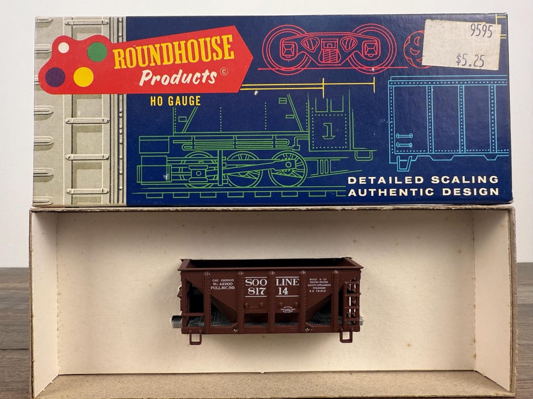 HO Scale Roundhouse Soo Line Ore Car Kit 1411 (unassembled) - Etsy