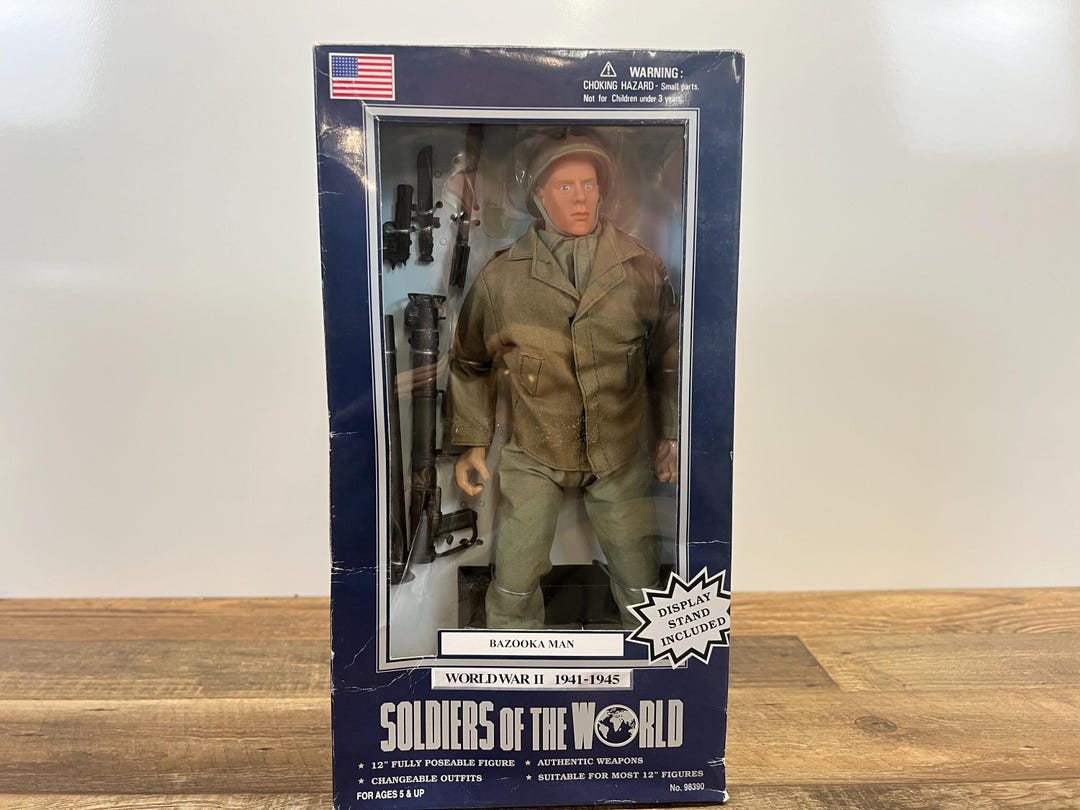 Soldiers of the World WWII Bazooka Man 12 Inch Figure - Etsy