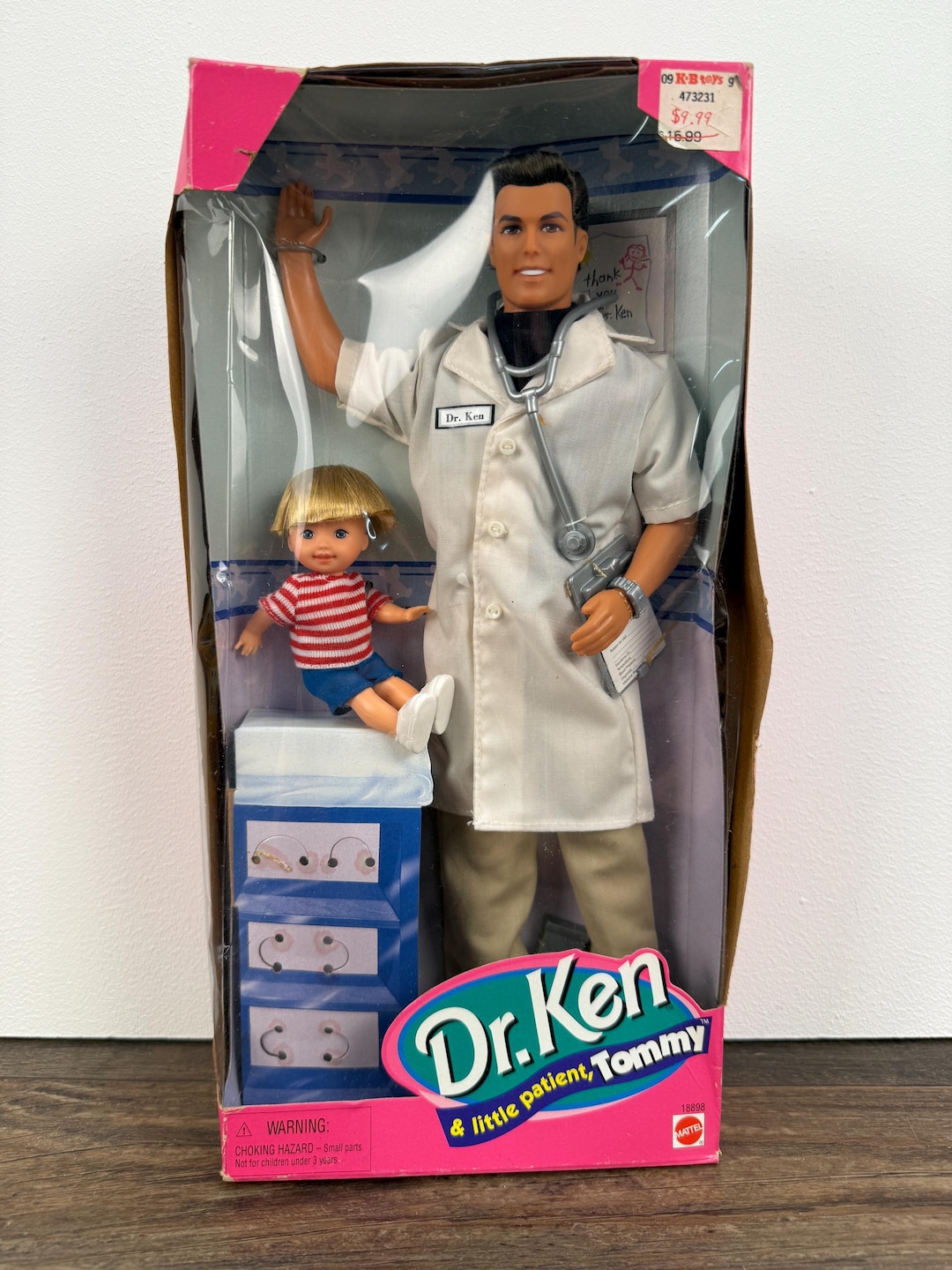 DR Ken Little Patient Tommy Barbie Friend Doll Set Mattel Vintage 1997 ...