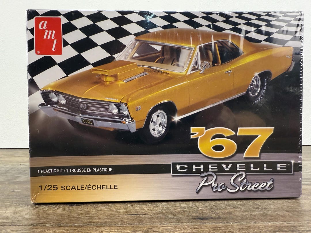 AMT 67 Chevelle Pro Street Model Kit 1/25 Scale Sealed - Etsy