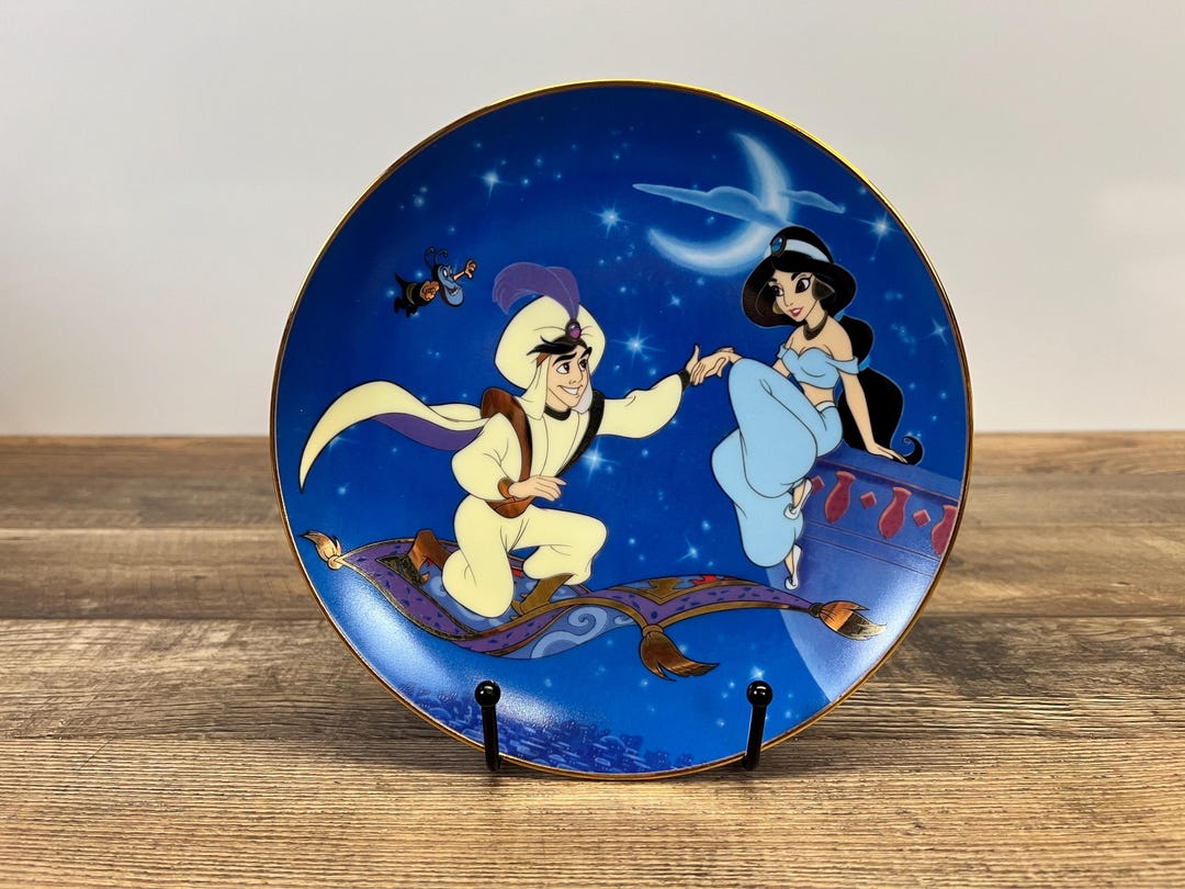 Aladdin "bee Yourself" Bradford Exchange Plate Number 7709A Jasmine ...