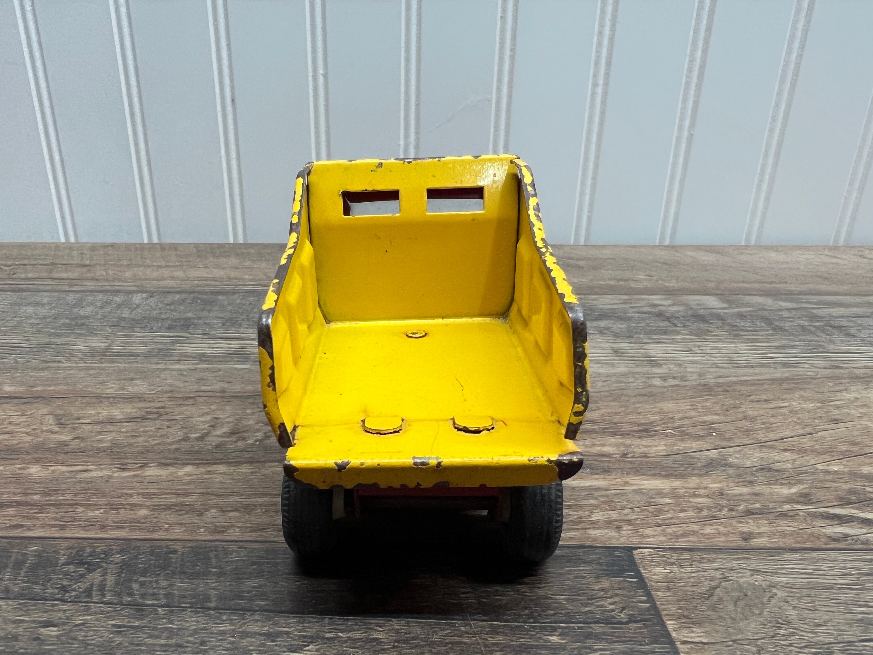 Tonka Mini Dump Truck Red and Yellow Pressed Steel 1970's 5 Inch ...
