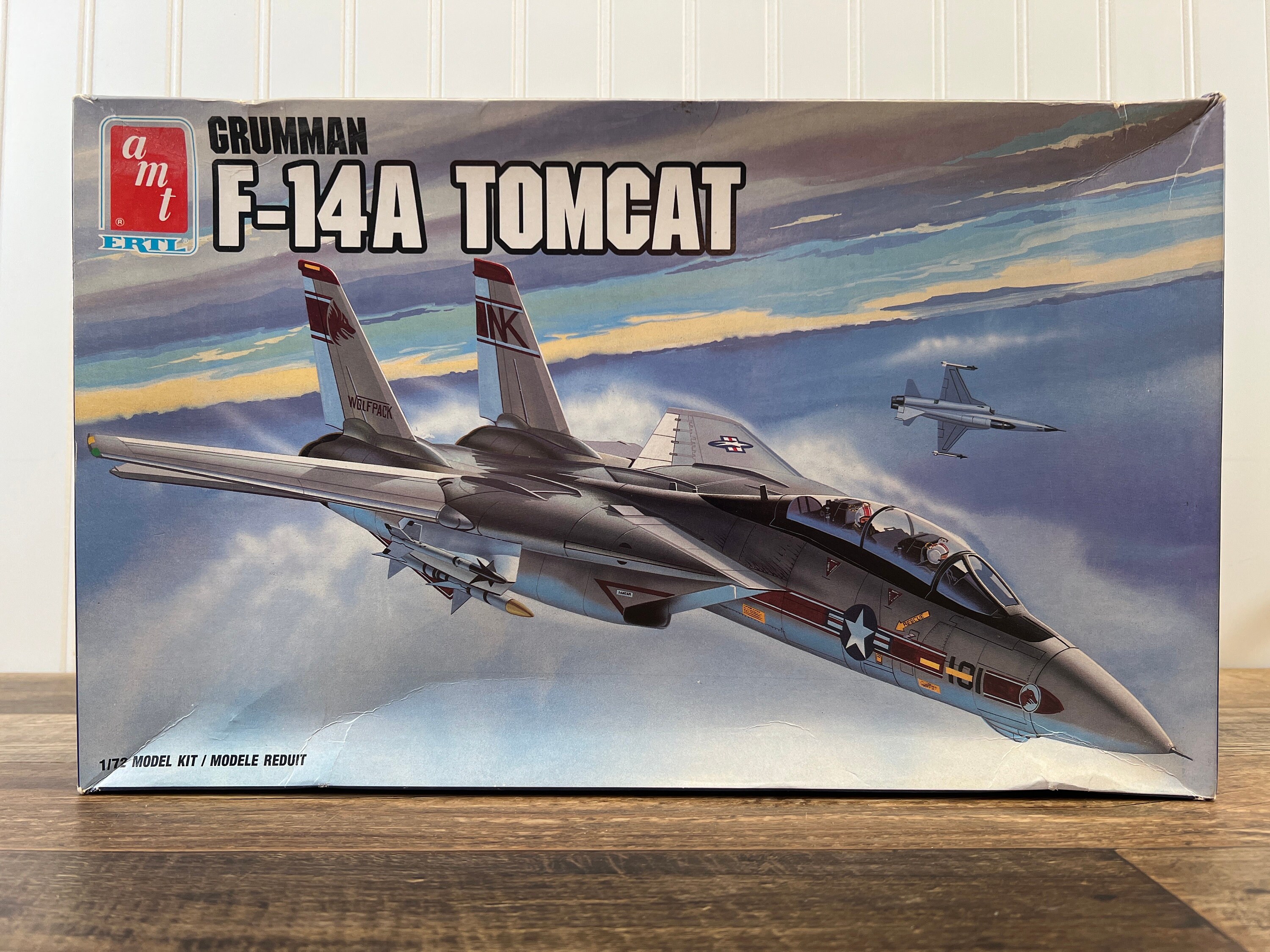 F-14A Tomcat Fighter Jet Military Aircraft Model Kit 1/72 Scale Model ...