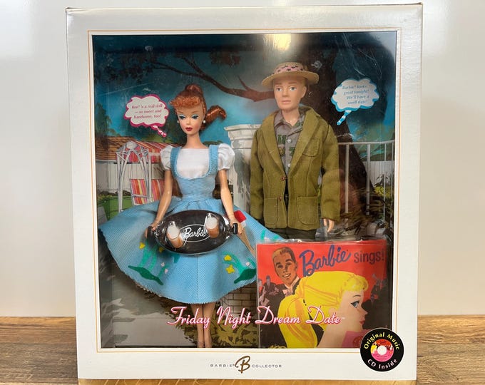 Barbie Collector Friday Night Dream Date With Cd Gold Label Collectible ...