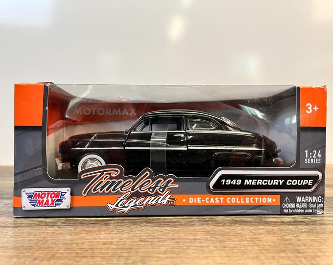 1949 Mercury Coupe Timeless Legends Motor Max 1/24 Scale Collectible ...
