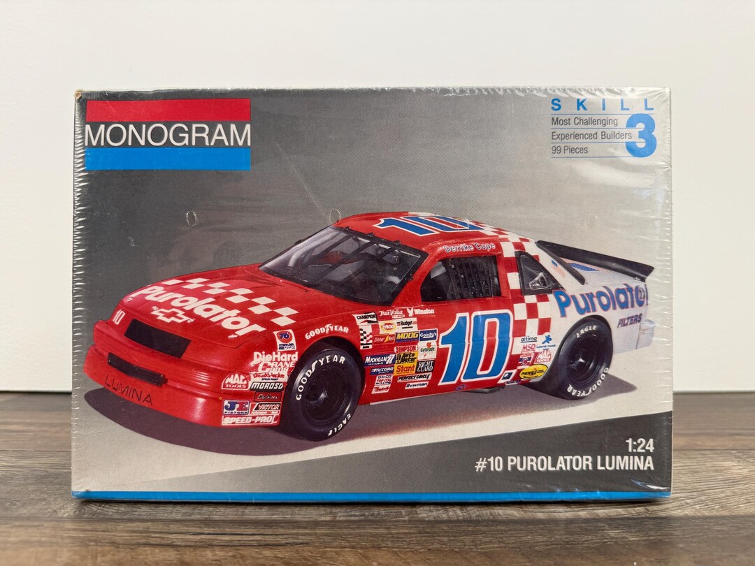 Monogram Model Car Kit: Purolator #10 Chevy Lumina (sealed) - Etsy