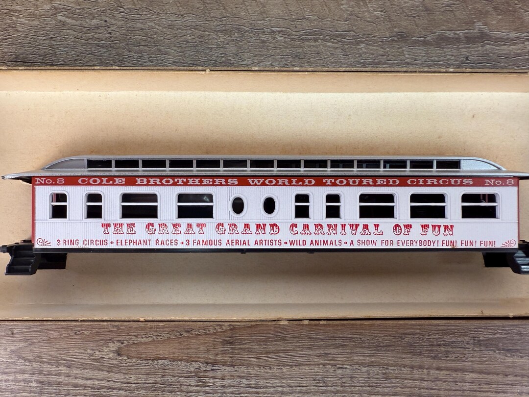 HO Scale Circus Train Car: Cole Bros World Tour 5051 Collectible - Etsy
