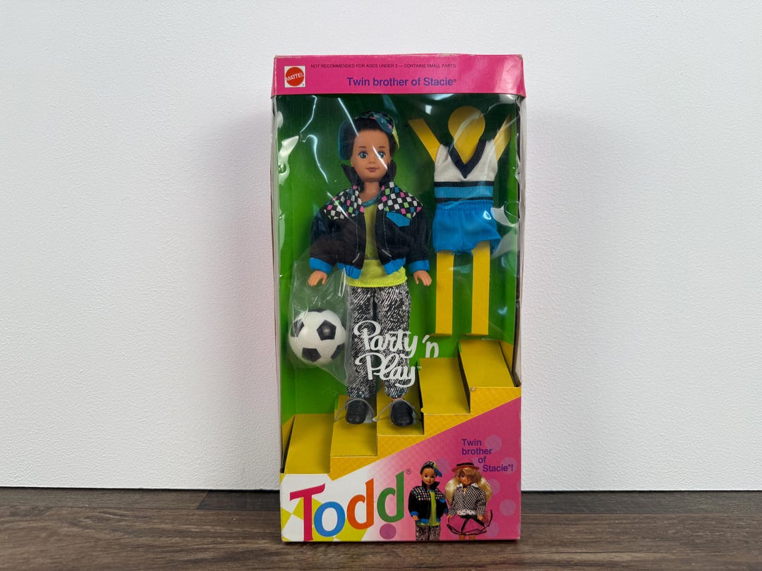 Vintage 1992 Todd Doll – Party and Play Twin Brother of Stacie – Barbie ...
