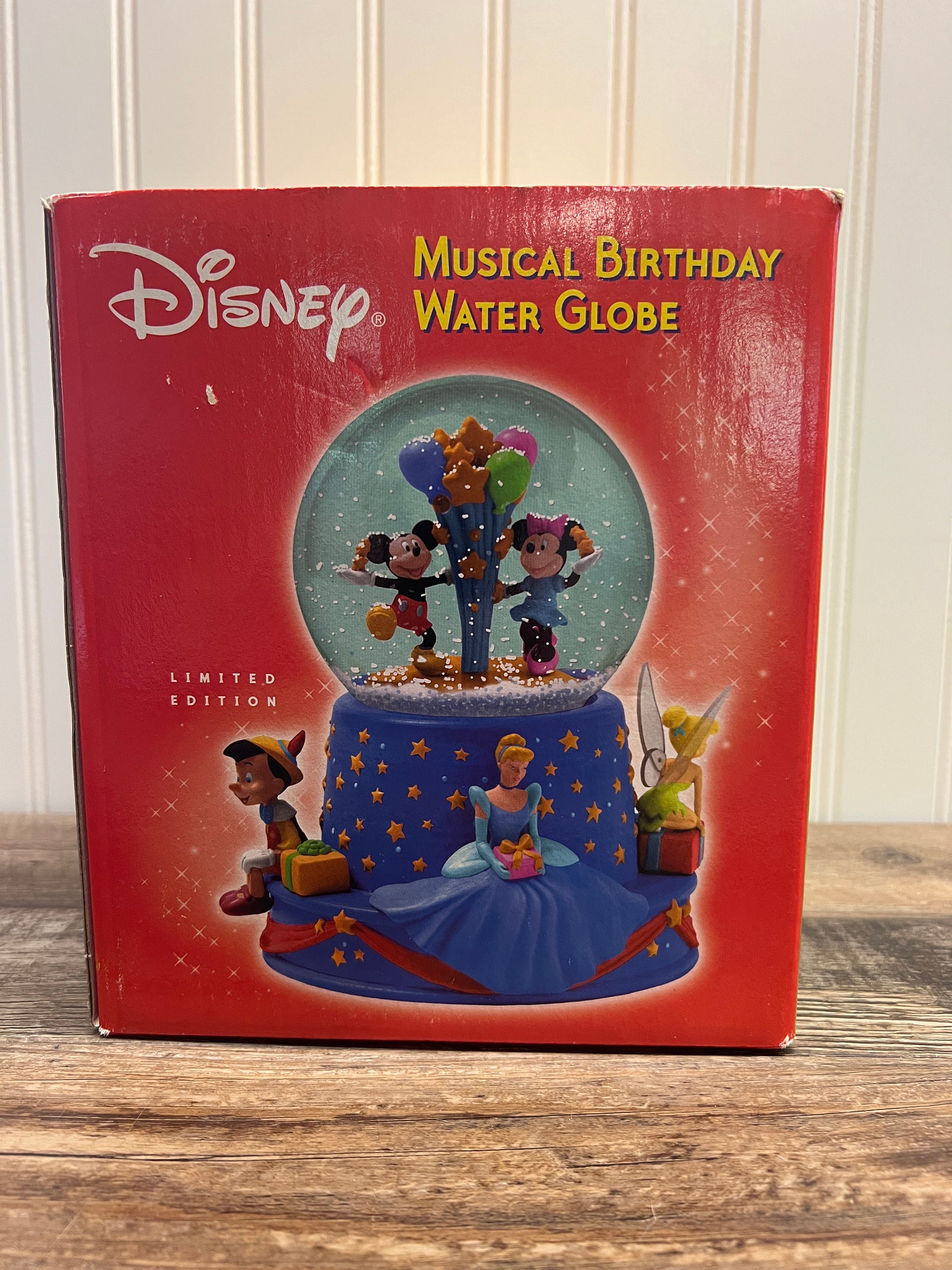 Walt Disney 100th Year Musical Snow Globe when You Wish Upon A Star ...