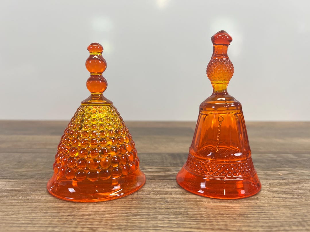 Vintage Viking Glass Bells: Hand Made Decorative Set of Two - Etsy