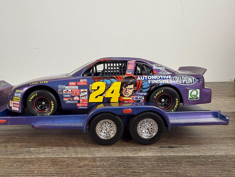 Jeff Gordon Superman Diecast Car, Truck & Trailer, 1999 Limited Edition ...