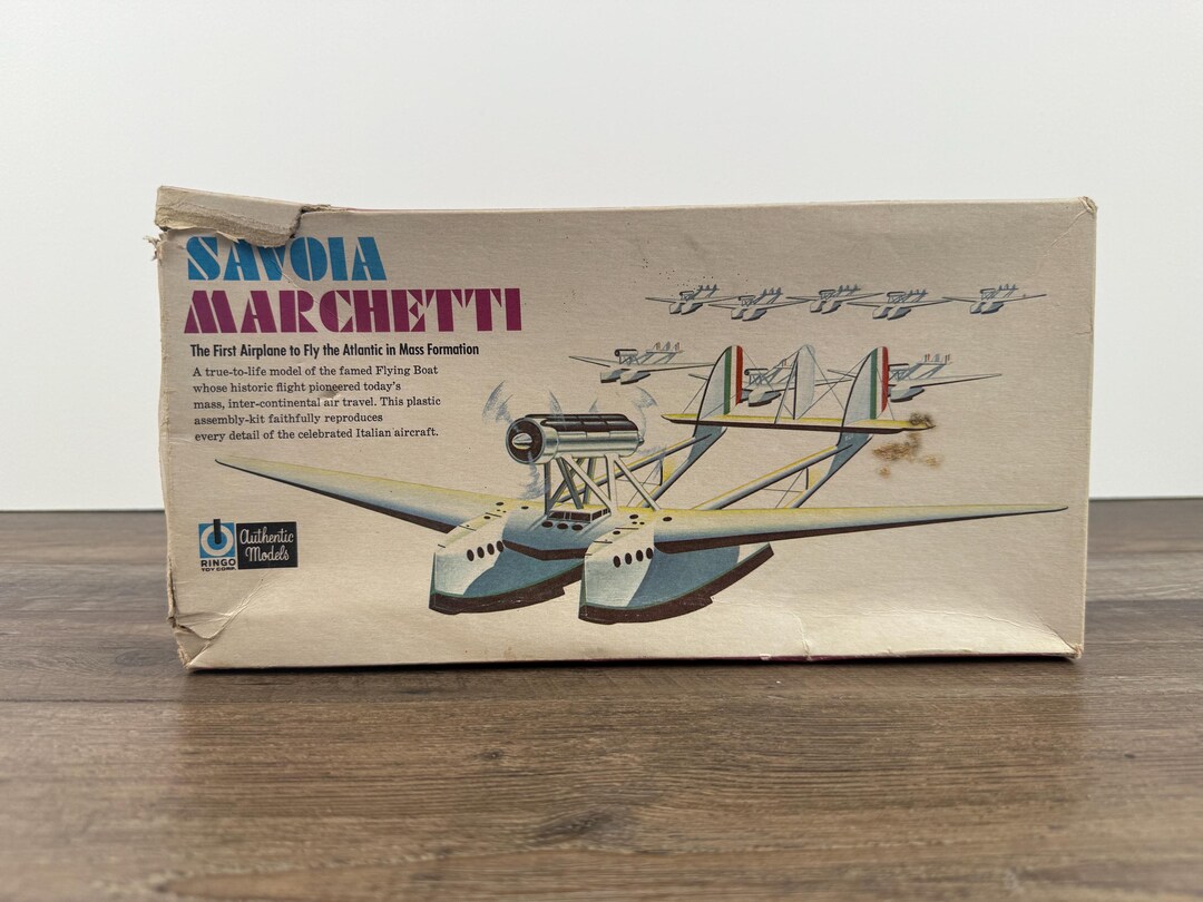 Ringo Authentic Models Kit Savoia Marchetti Flying Boat Item C-548-100 ...