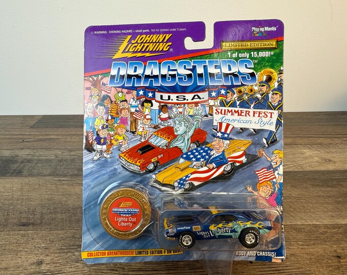 Vintage Johnny Lightning Dragster: 1990s Summer Fest Diecast Car - Etsy
