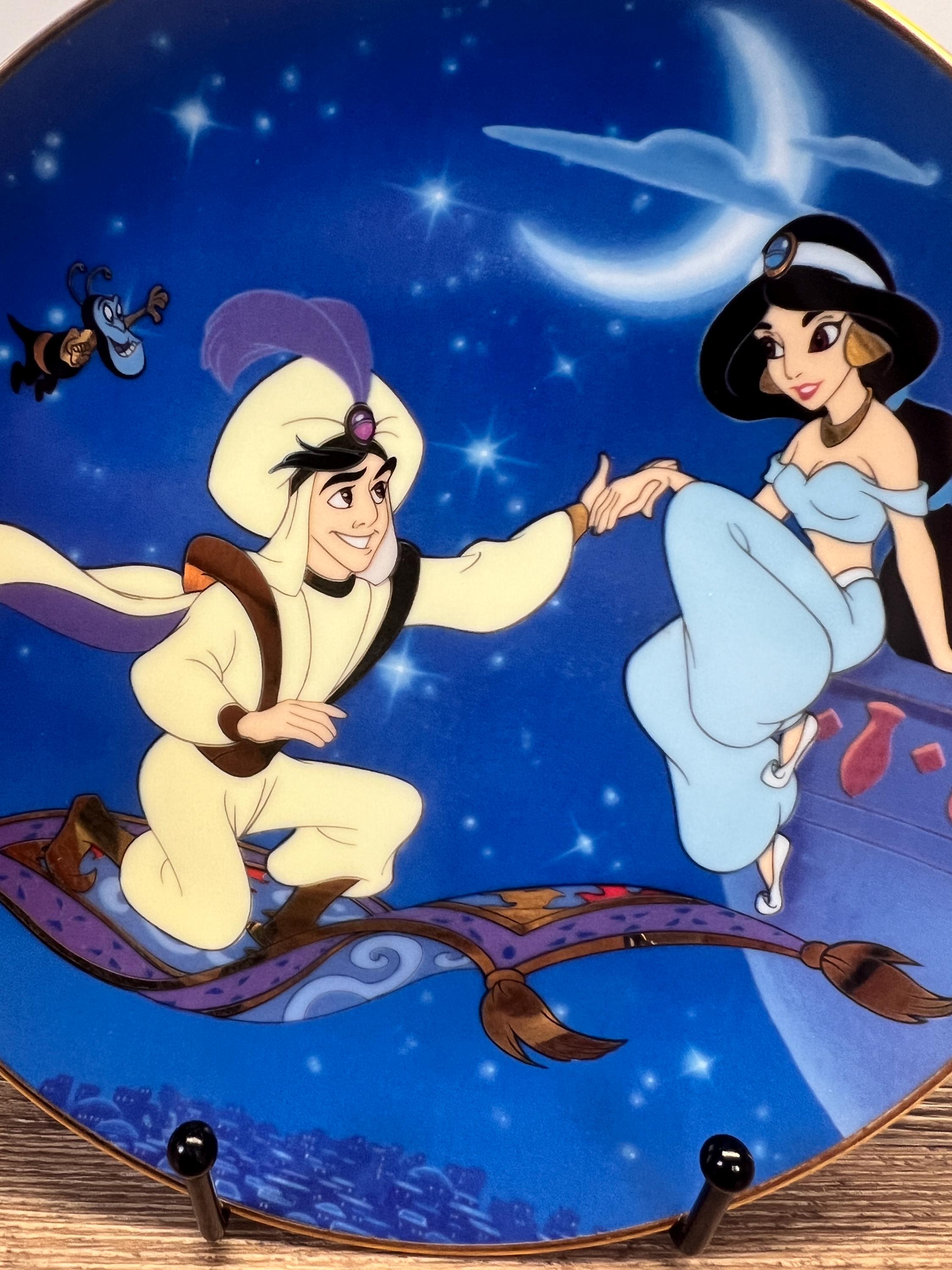 Aladdin "bee Yourself" Bradford Exchange Plate Number 7709A Jasmine ...