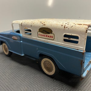 Tonka Fisherman Pickup With Top 1960s Vintage Pressed Steel Collectible ...