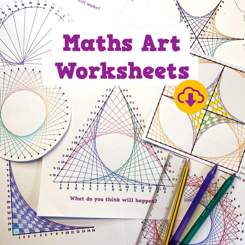 Maths Art Worksheets - Fun Teaching Activity, for Students of All Ages ...
