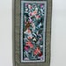 Chinese Embroidered Peking With Butterfly Sprigs Flowers All Silk Panel ...