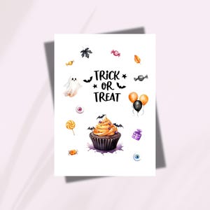Printable Halloween Cards Spooky, Scary and Funny Designs Perfect for ...