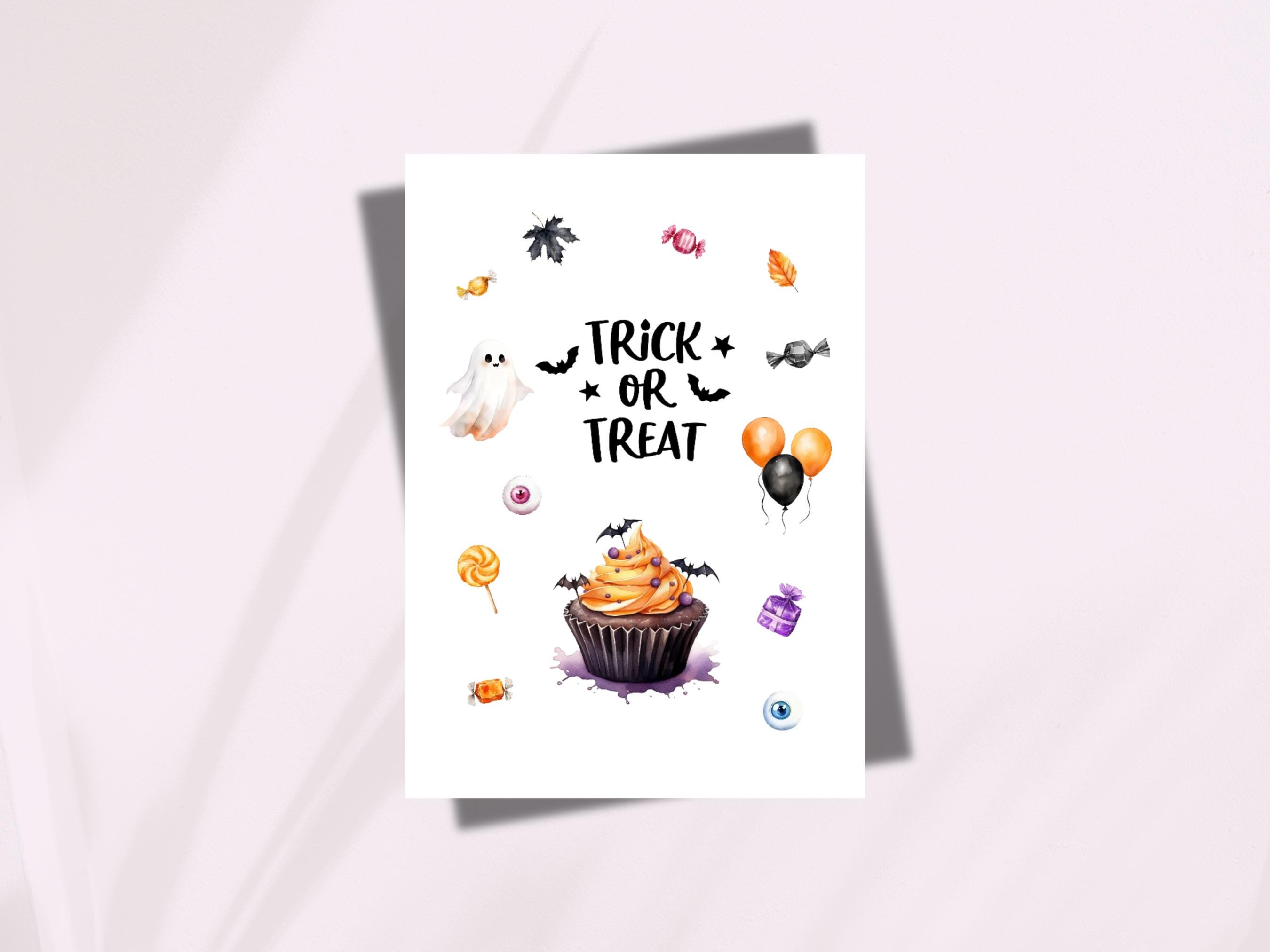 Printable Halloween Cards Spooky, Scary and Funny Designs Perfect for ...