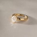 1.5 Carat Asscher Cut Lab Grown Diamond Solitaire Engagement Ring, 14k ...