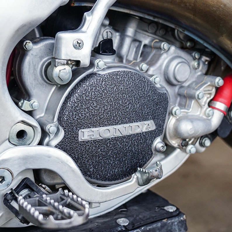 2001-2004 Honda CR125 Pryme Black Engine Cover Guard Pack Grip Tape CR ...
