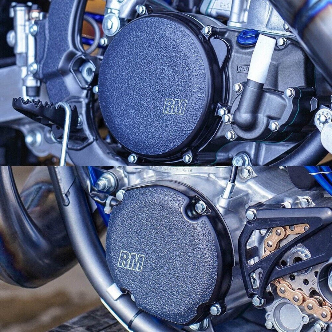 1998-2008 Suzuki RM125 Pryme Black Engine Cover Guard Pack Grip Tape ...