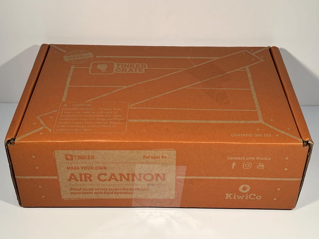 Kiwico Tinker Crate - Make Your Own Air Cannon - Shoot an Air Vortex ...