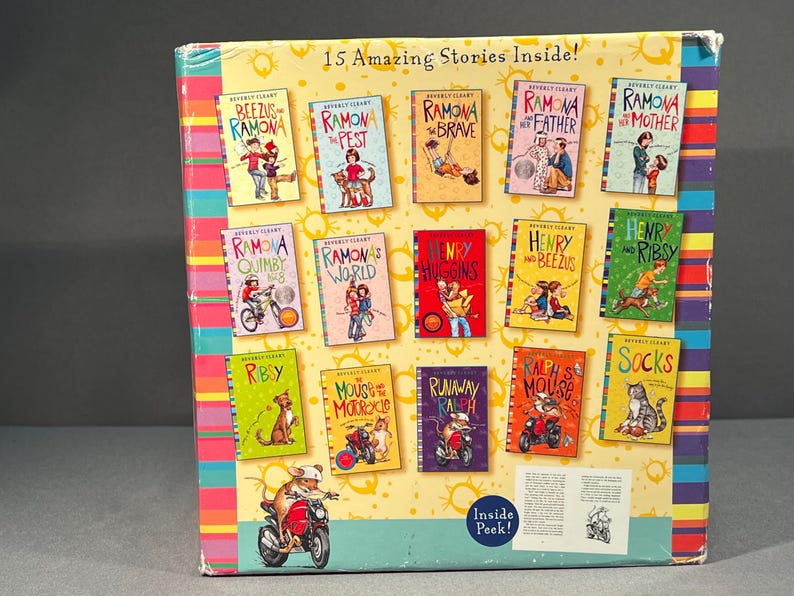 Beverly Cleary Collection – 15 Volume Children's Book Box Set - Etsy