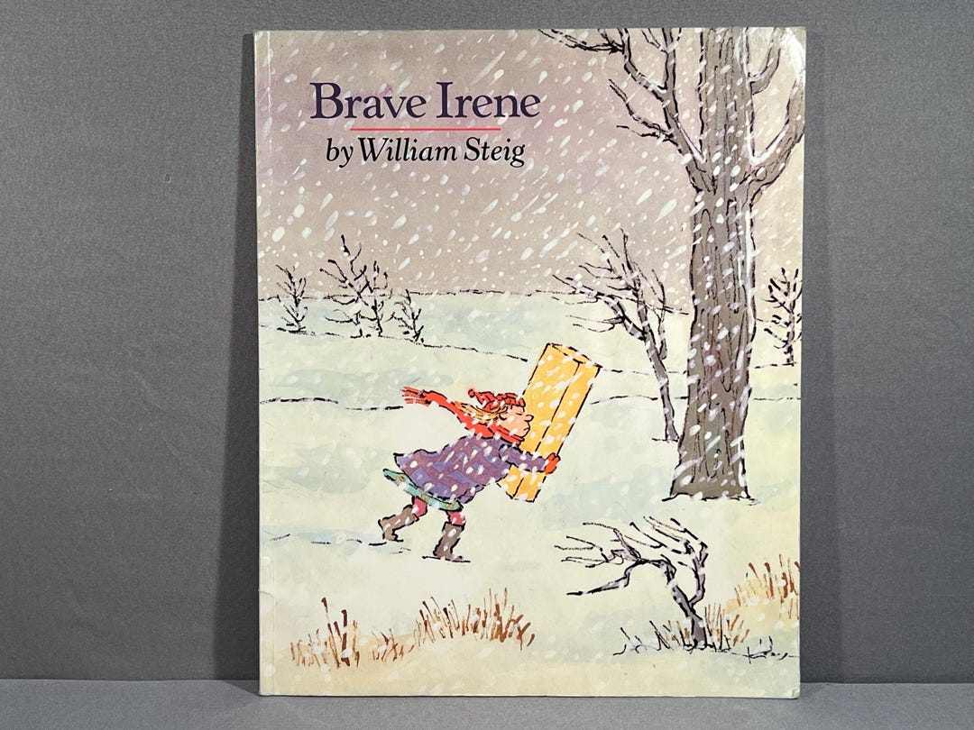 Brave Irene by William Steig A Sunburst Book 1990 Paperback - Etsy