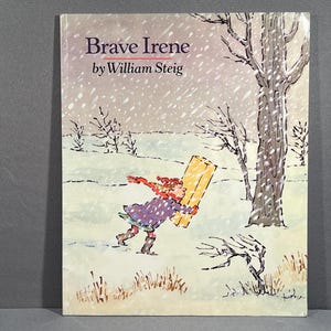 Brave Irene by William Steig A Sunburst Book 1990 Paperback - Etsy