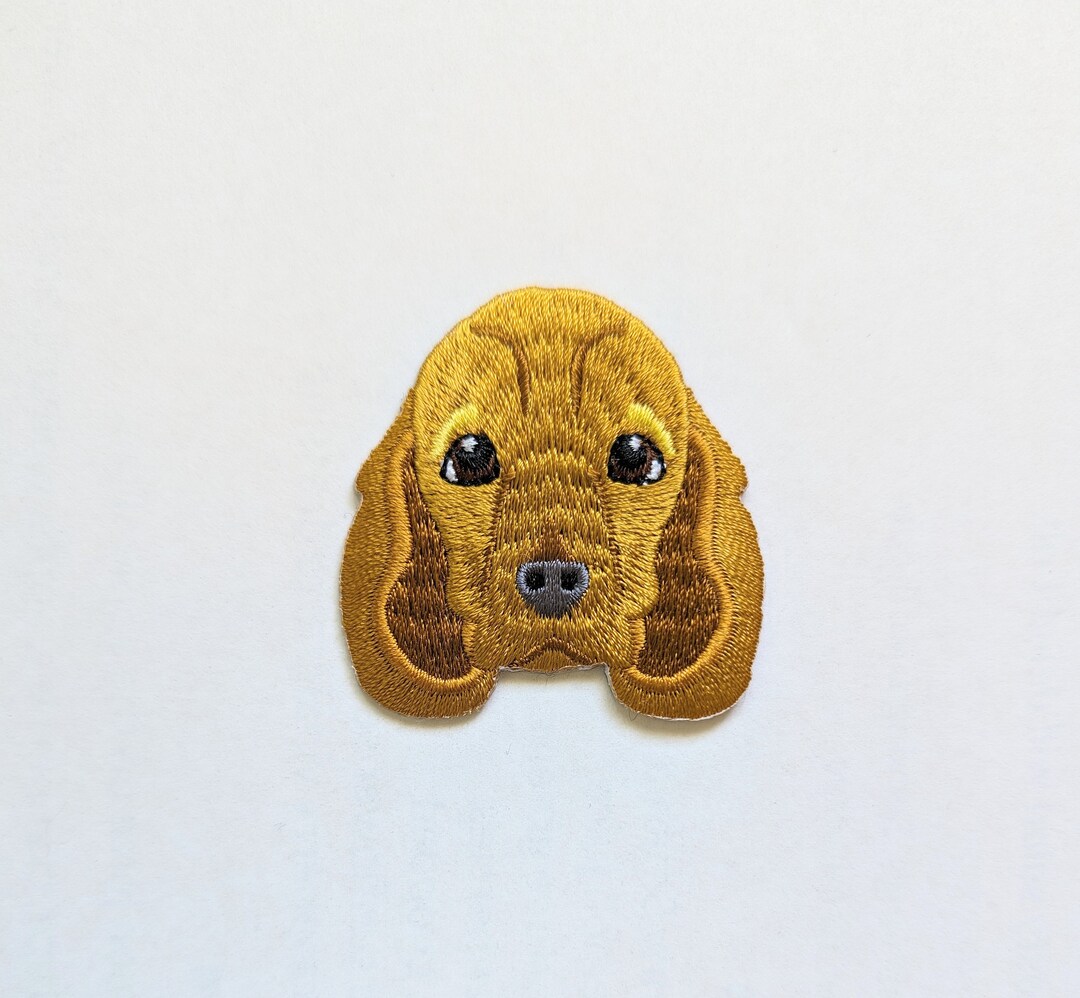 Classic Cocker Spaniel Dog Patch: Embroidered Badge Iron-on/ Sew-on ...