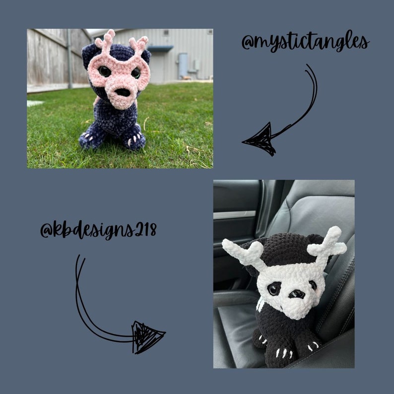 Winni the Wendingo - Wendigo Crochet Pattern, Crochet Pattern Amigurumi ...