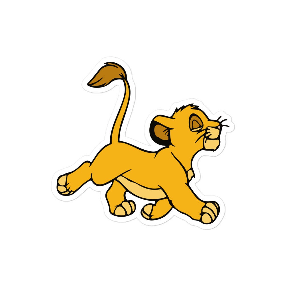 Simba From the Lion King Sticker - Etsy