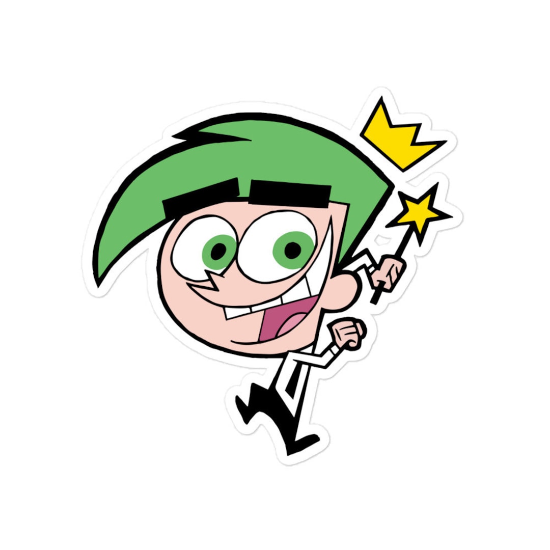 Cosmo From Fairly Oddparents Sticker - Etsy