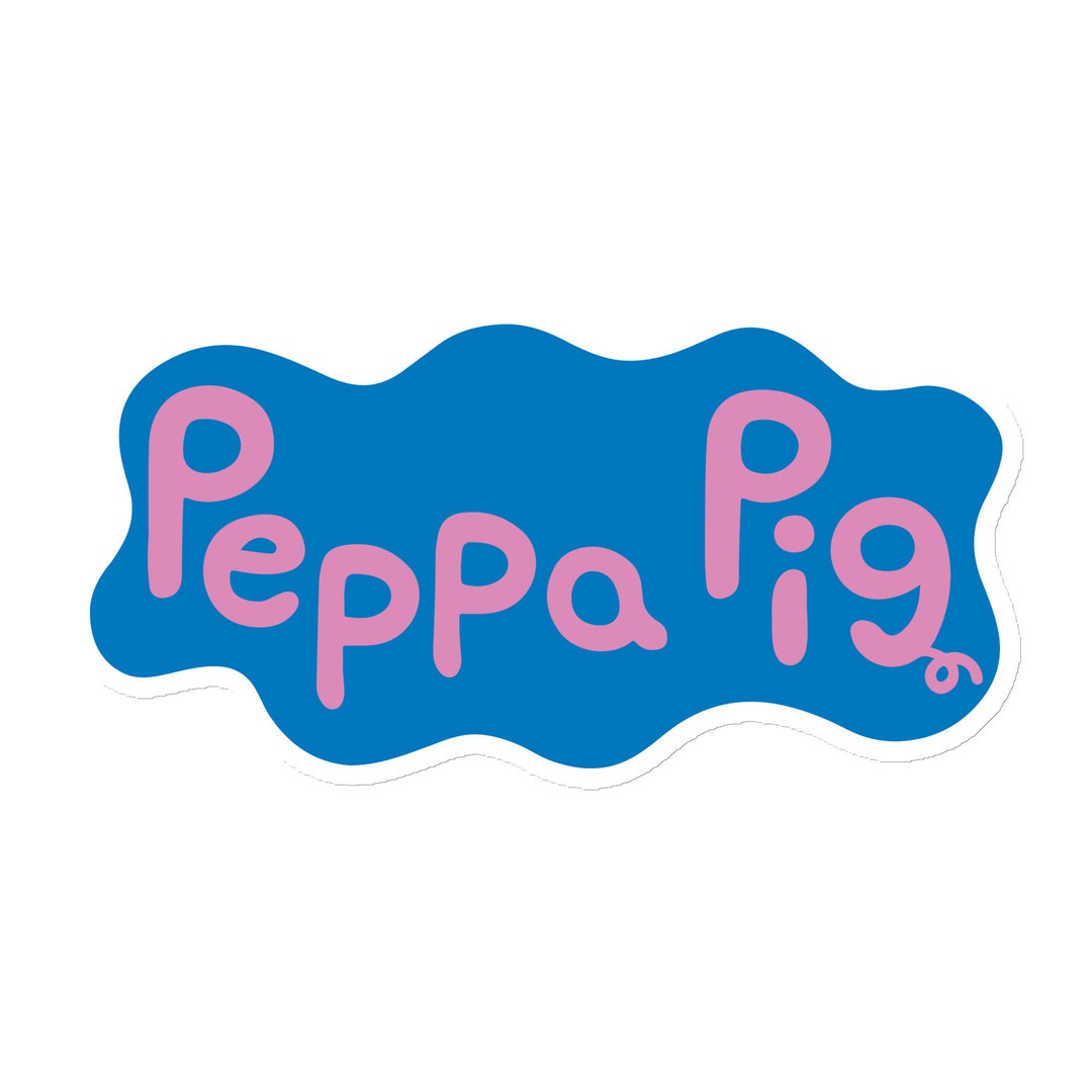 Peppa Pig Symbol From Peppa Pig Show Magnet - Etsy