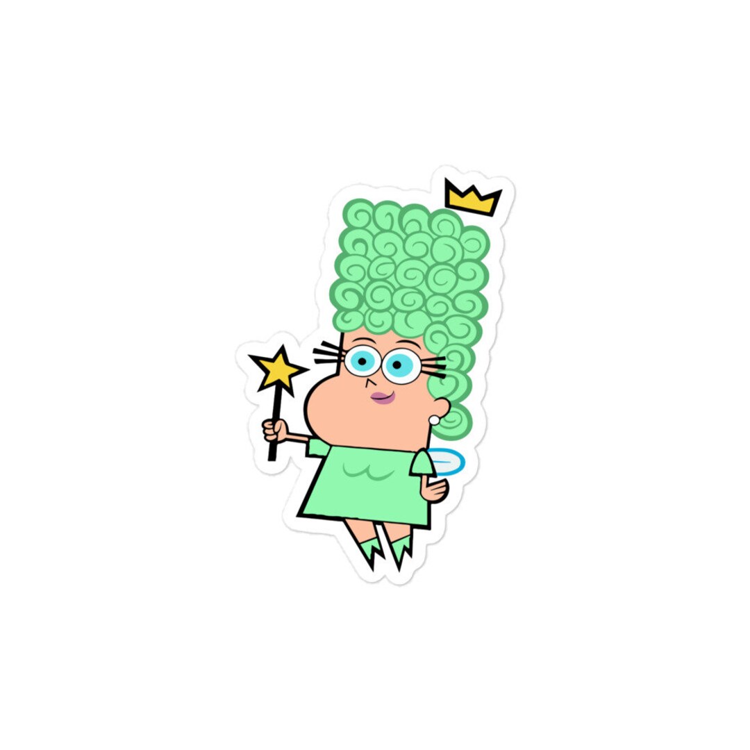 Mama Cosma From Fairly Oddparents Sticker - Etsy