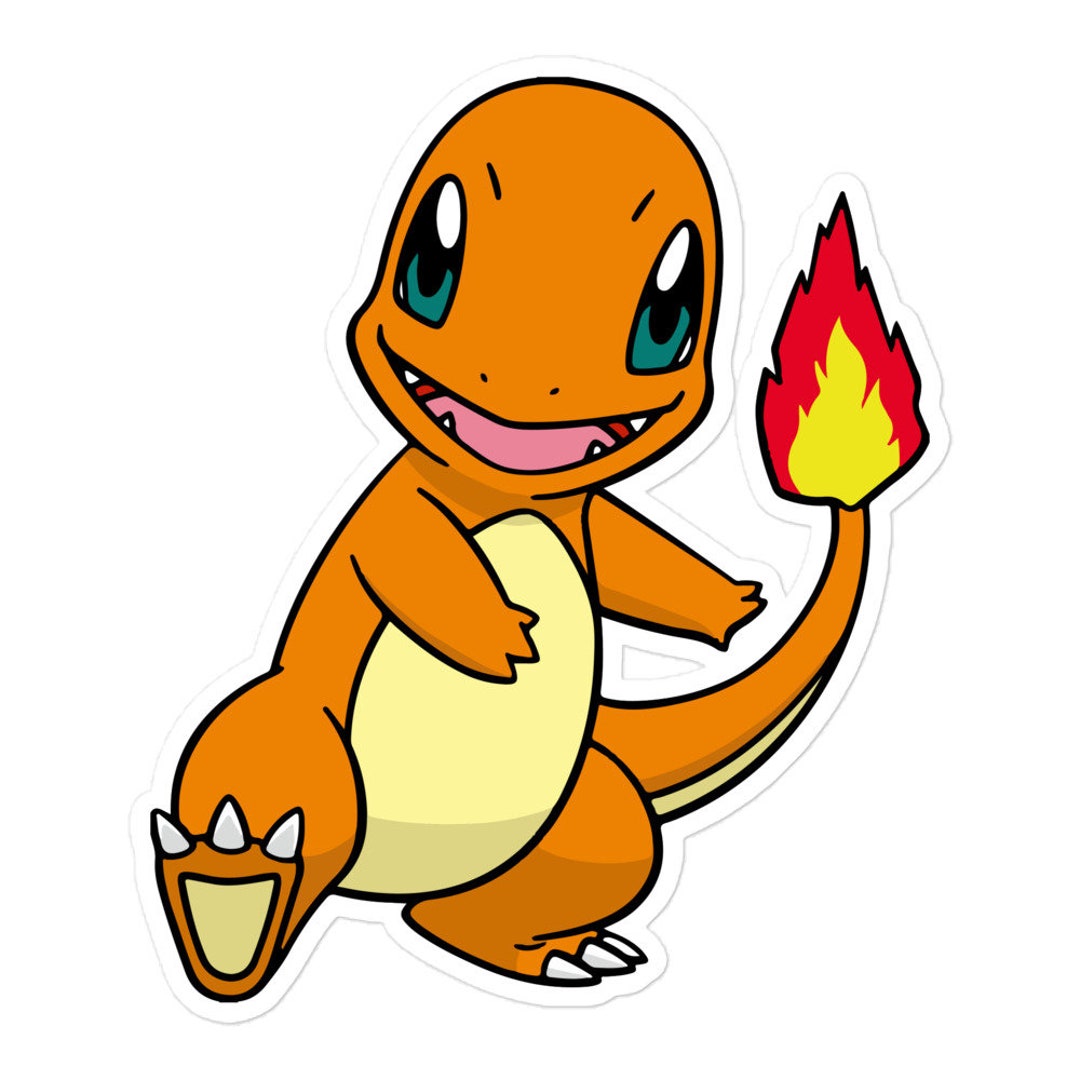 Charmander From Pokemon Show Sticker - Etsy